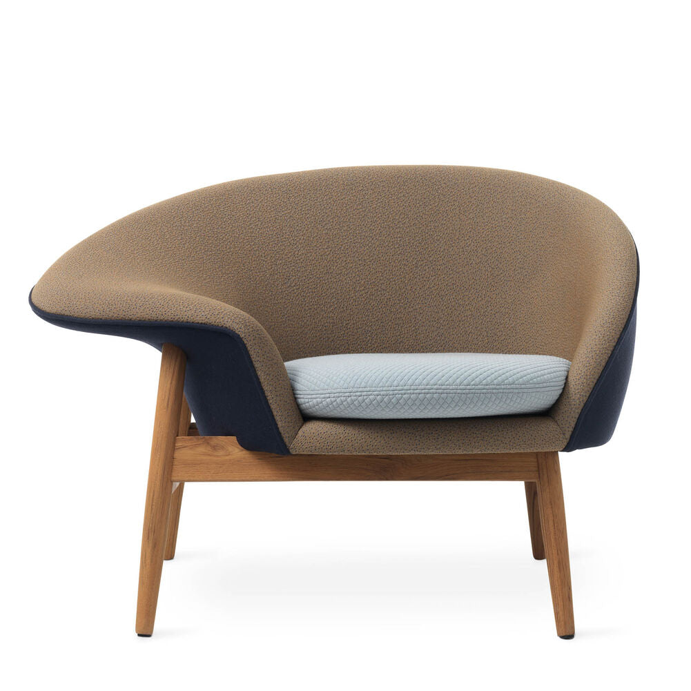 FRIED EGG LOUNGE CHAIR - LEFT BY HANS OLSEN - FABRIC