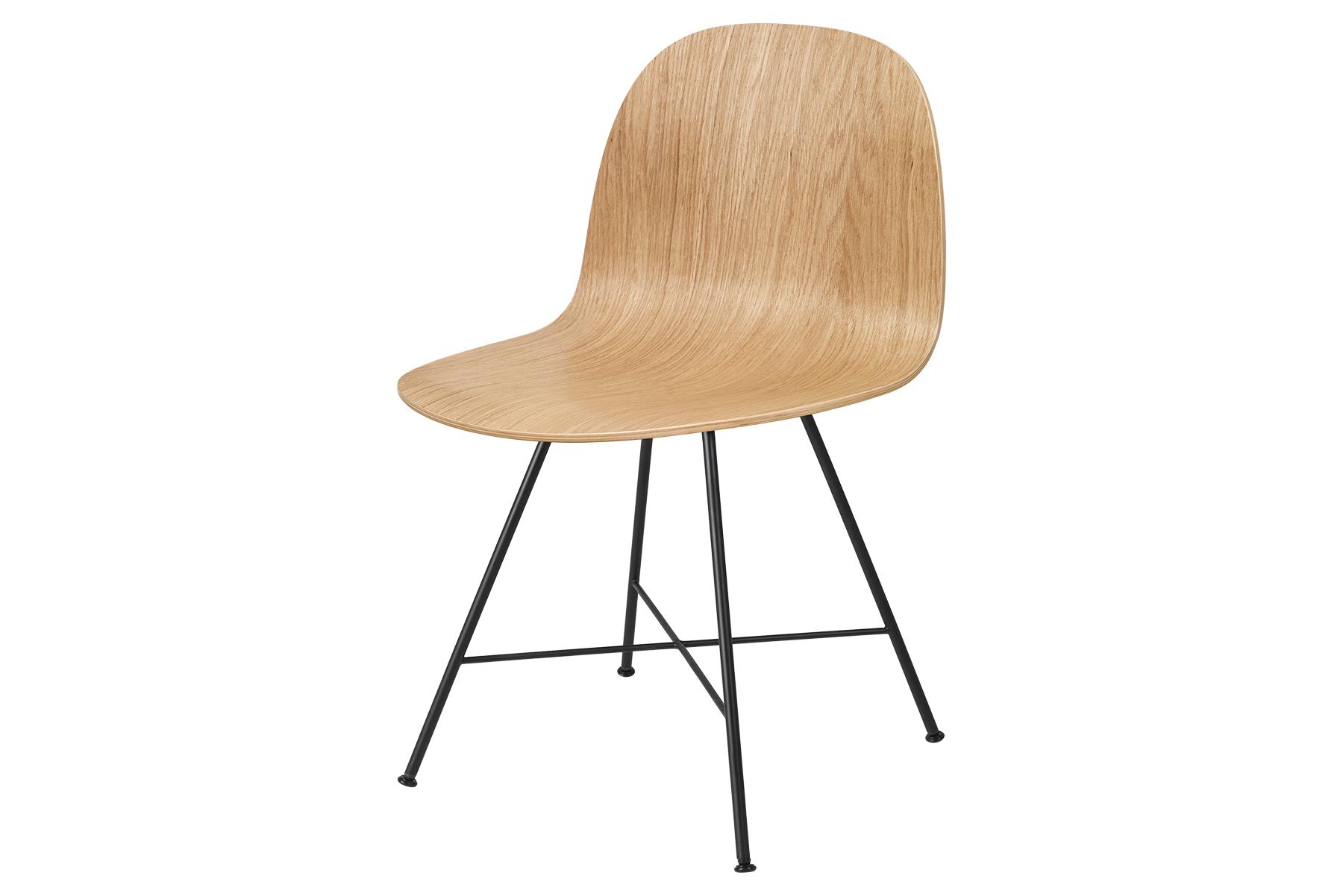 Minimalist Center Base Dining Chair - Unupholstered