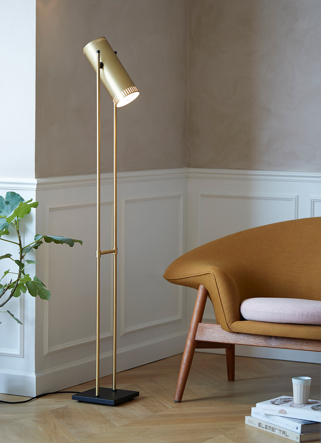 TROMBONE FLOOR LAMP - BY JO HAMMERBORG